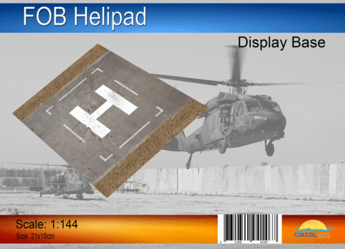 Coastal kits S171-144 FOB Helipad 210 x 148mm