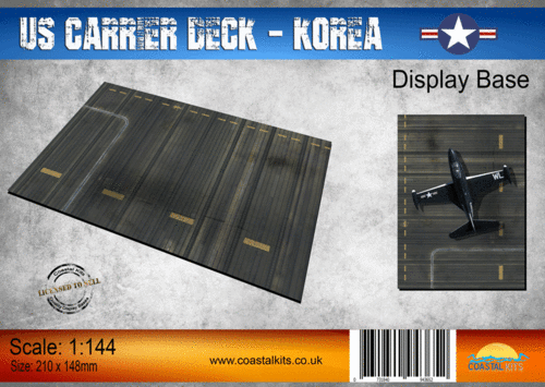 Coastal kits S113-144 1:144 US Carrier Deck - Korea 210 x 148mm