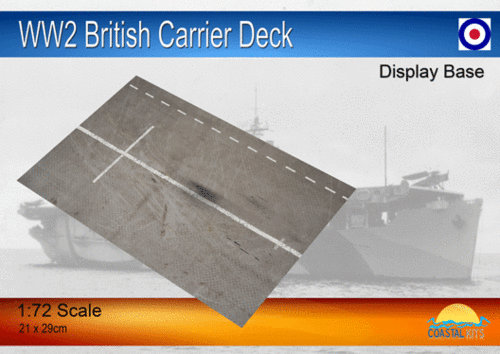 Coastal kits S118-72 1:72 WW2 British Carrier Deck 297 x 210mm