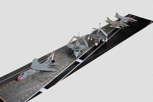 Coastal kits S365-72 1:72 US Carrier Deck Set of 4 Sections 297 x 840mm