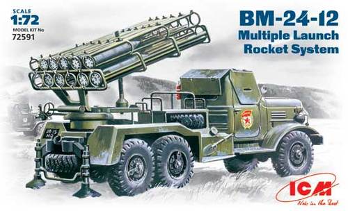 ICM 72591 BM-24-12 Soviet Mutiple Launch Rocket System
