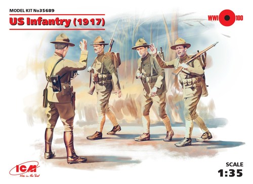 ICM 35689 US Infantry (1917) (4 figures)
