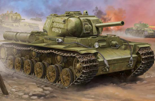 Trumpeter 01572 Soviet KV-8S Heavy Tank