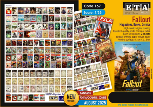 ETA DIORAMA ACCESSORIES 167 Fallout - Magazine, Books and Comics