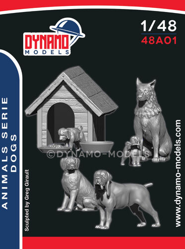Dynamo-Models 48A01 Animals Serie - Dogs
