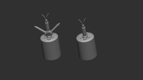 Firma49 A018-72 German WWII S-mine (Schrapnellmine)