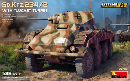 MiniArt 35416 Sd.Kfz.234/2 With 'Luchs' Turret Interior Kit