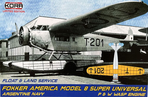 Kora Models KPK72189 Fokker America Model 8 Super Universal (Argentine Navy)