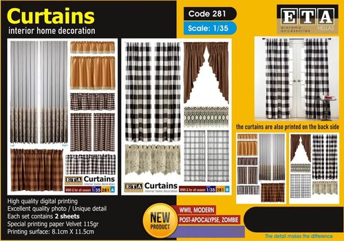 ETA DIORAMA ACCESSORIES 281 Curtains