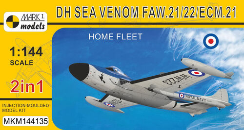 Mark I Models 144135 de Havilland Sea Venom FAW.21 / 22 / ECM.21 - Home Fleet (2in1 Kit)
