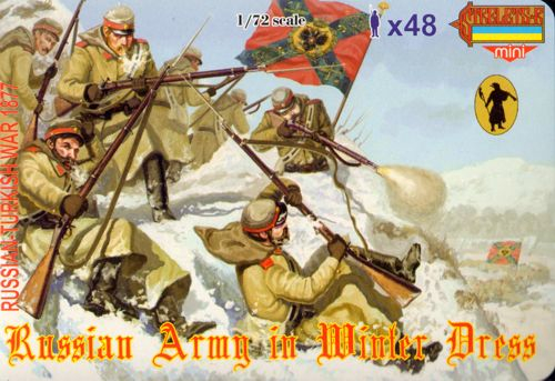Strelets-R M046 Russian Infantry in Winter Dress - Russo-Turkish War 1877-1878