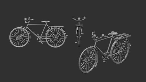Art Scale Kit A72007 Bicycle classic
