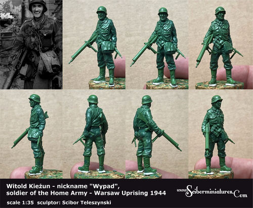Scibor Monstrous Miniatures 35HM0081 Witold Kiezun Warsaw Uprising 1944