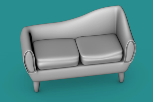 EMP3D 35110303 Szezlong niski