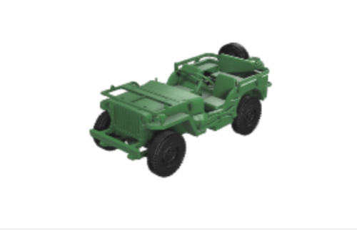 L'Arsenal 2.0 3D200071 Jeep Willys uncovered x10