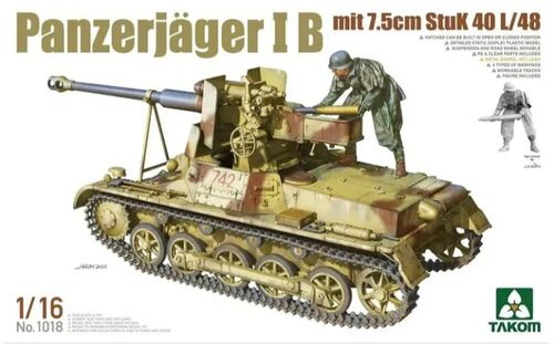 Takom 1018 Panzerjager IB mit 7.5cm StuK 40 L/48