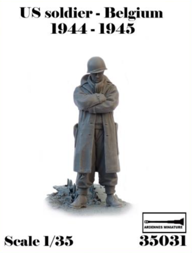 Ardennes Miniature 35031 US soldier - Belgium 1944-1945
