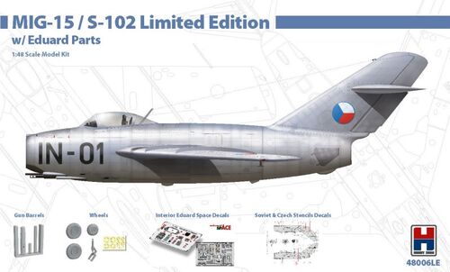 Hobby 2000 48006LE MIG-15 / S-102 Limited Edition (w/ Eduard Parts)
