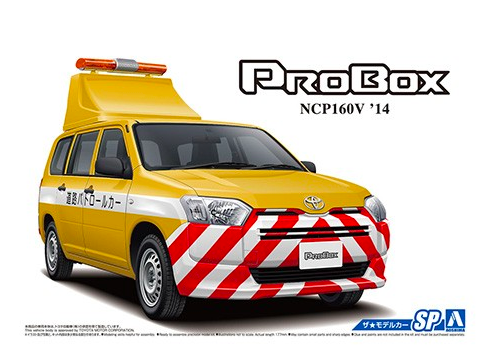 Aoshima 05997 MC#SP Toyota NCP160V ProBox '14 Patrol Car