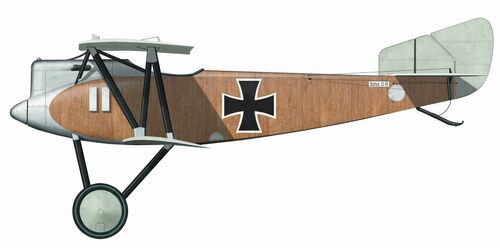 Choroszy Modelbud A224 Schütte Lanz D.III German Fighter 1917