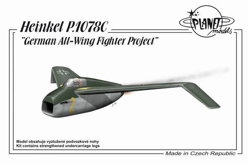 Planet Models 192 He P.1078C German All Wing Fighter Project