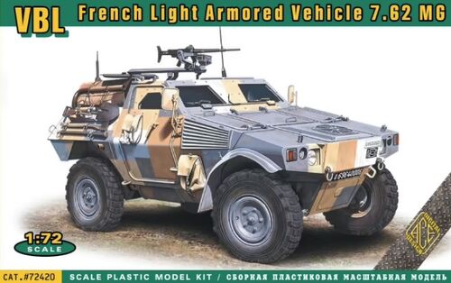 ACE 72420 VBL French Light Armored Vehicle 7.62 MG