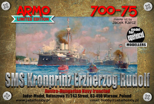 Armo 700-75 SMS Kronprinz Erzherzog Rudolf Austro-Hungarian Navy Ironclad