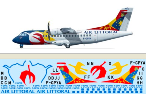 F-RSIN P4028 ATR 42 - Air Littoral