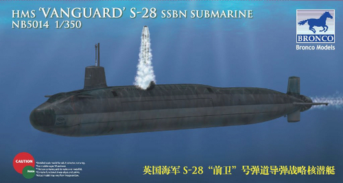 Bronco NB5014 British SSBN Submarine HMS Vanguard SM-28