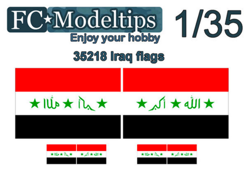 FC ModelTrend C35718 Adaptable flags Iraq