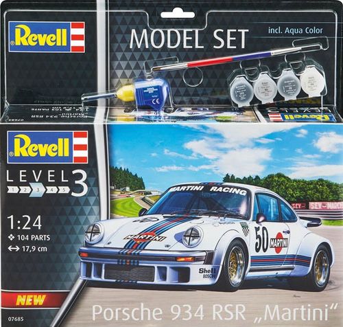Revell 67685 Porsche 934 RSR "Martini" Model Set