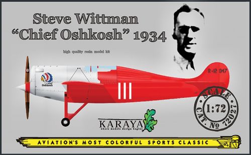 KARAYA 72027 Steve Wittman „Chief Oshkosh” 1934 – resin + decals