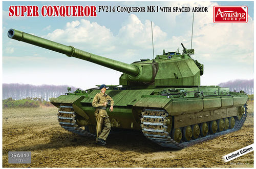 Amusing Hobby 35A013 Super Conqueror FV214 Conqueror MK I with spaced armor