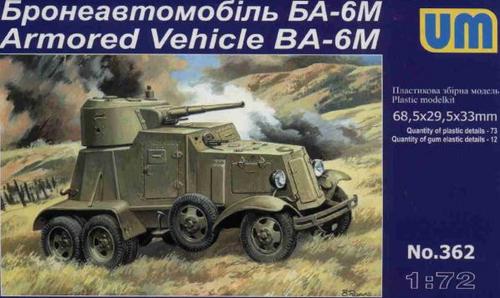 Unimodels 362 Armored Vehicle BA-6M
