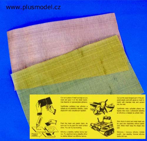 Plus Model 036 Modeller mesh - fine silon