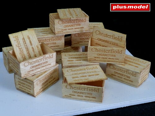 Plus Model 479 U.S.Wooden crates for cigarettes-WWII.-Type I.