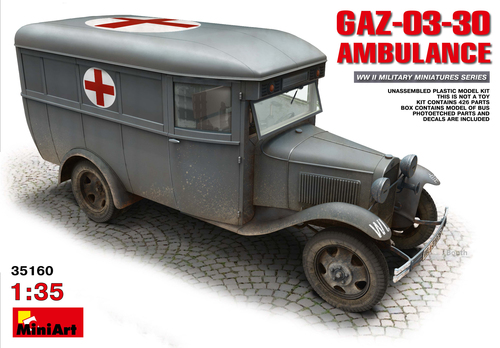 MiniArt 35160 GAZ-03-30 Ambulance