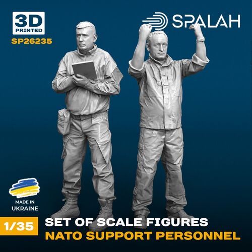 Spalah 26235 NATO Support Personel (2 Figures / 3D-Printed)
