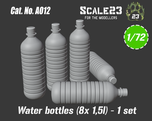 Scale23 72-A012 Water bottles (8x 1,5l) - 1 set