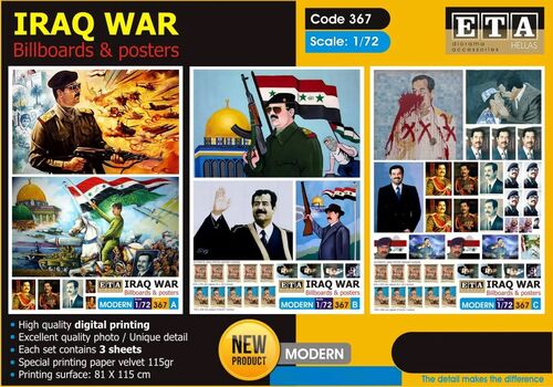 ETA DIORAMA ACCESSORIES 367 Iraq - Billboards and Posters