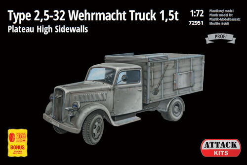 Attack 72951 Opel Blitz (Type 2,5-32) - Plateau High Sidewalls (Profi Line)