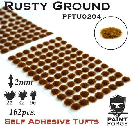 Paint Forge PFTU0204 Rusty Ground Grass Tufts 2mm