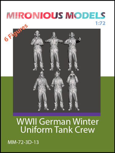 Mironious Models 72013 WWII German Winter Uniform Tank Crew