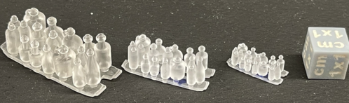 EMP3D 35090206 Butelki różne przeźroczyste - zestaw nr 1