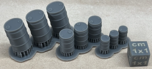 EMP3D 72050204 Beczki 60l metalowe - 3 sztuki