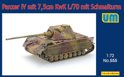 Unimodels 555 Panzer IV mit 7,5cm KwK L/70 mit Schmalturm