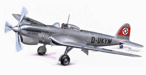 DISCONTINUED Planet Models 109 Heinkel He-118 V-1