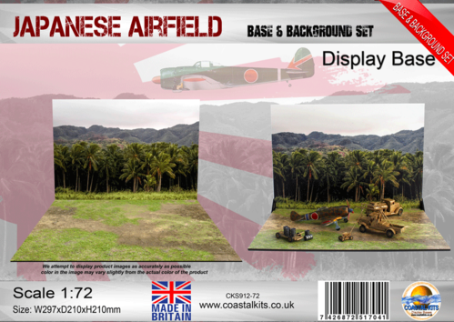 Coastal kits S912-72 Japanese Airfield Base & Background
