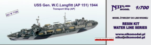 NIKO MODEL 7108 USS Gen. W.C.Langfitt AP 151 1944