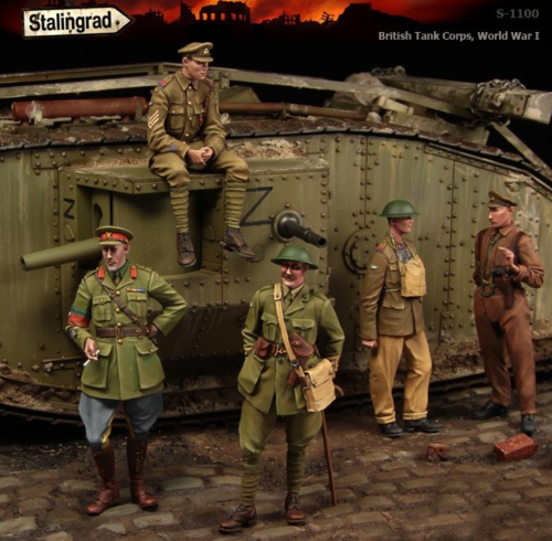 Stalingrad 1100 British Tank Corps, WWI Big Set